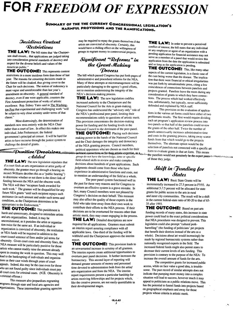 NAAO Bulletin – November 1990 – NAAO Archives