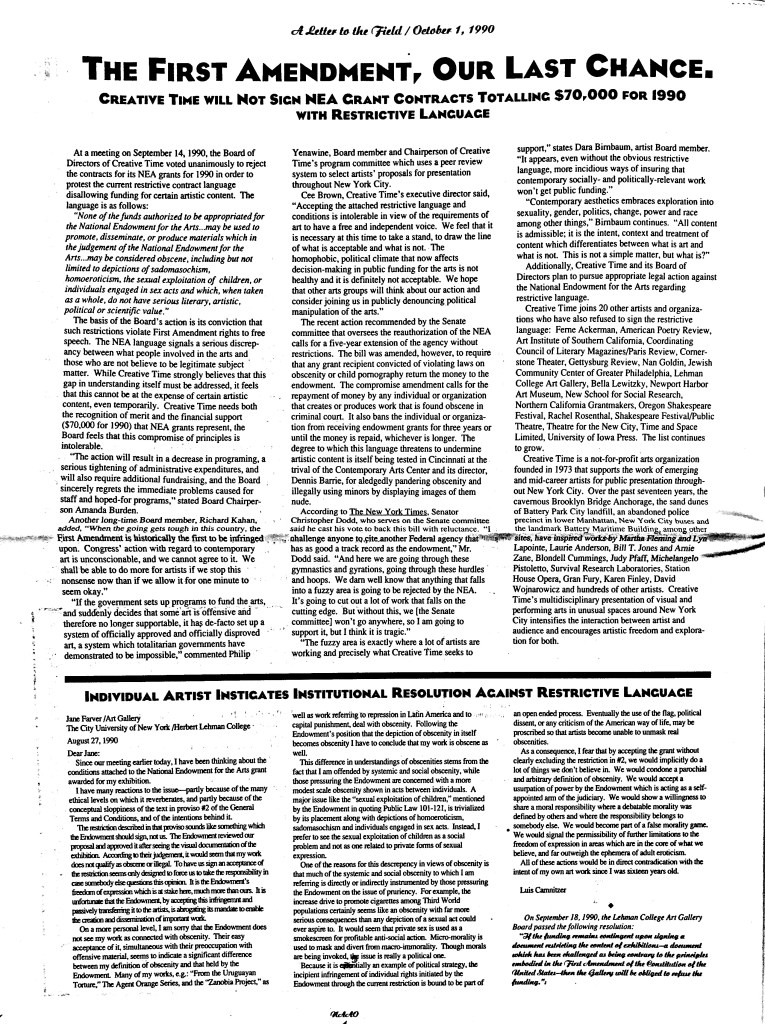 NAAO Bulletin – October 1990 – NAAO Archives